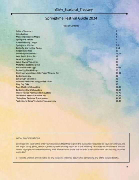 Springtime Festival Guide 2024 - Etsy