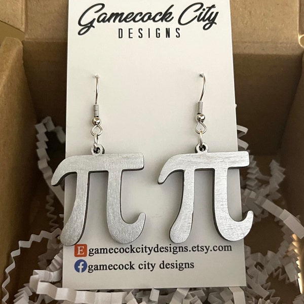 Pi Earrings - Etsy