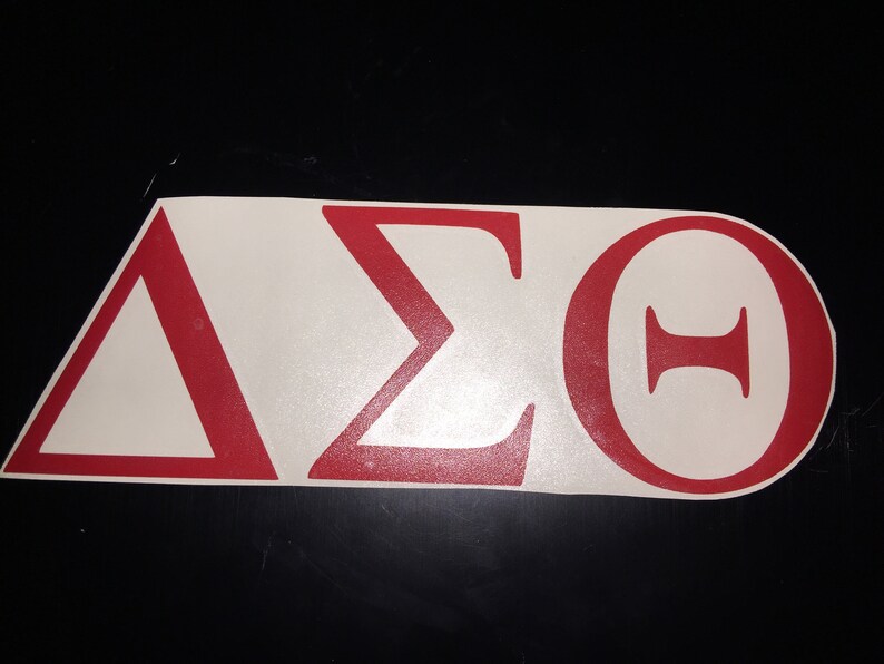 Greek Letters Alphabet Decal Sticker, Fraternity Sorority, 45+ Colors ...