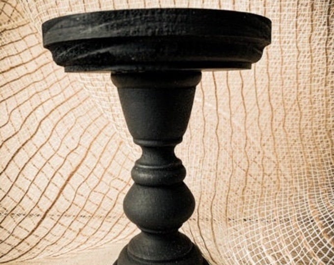Round Flat Base Elevated Stand - Black - Etsy