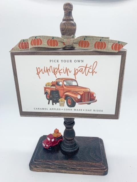 Pumpkin Patch Wood Block Sign - Etsy