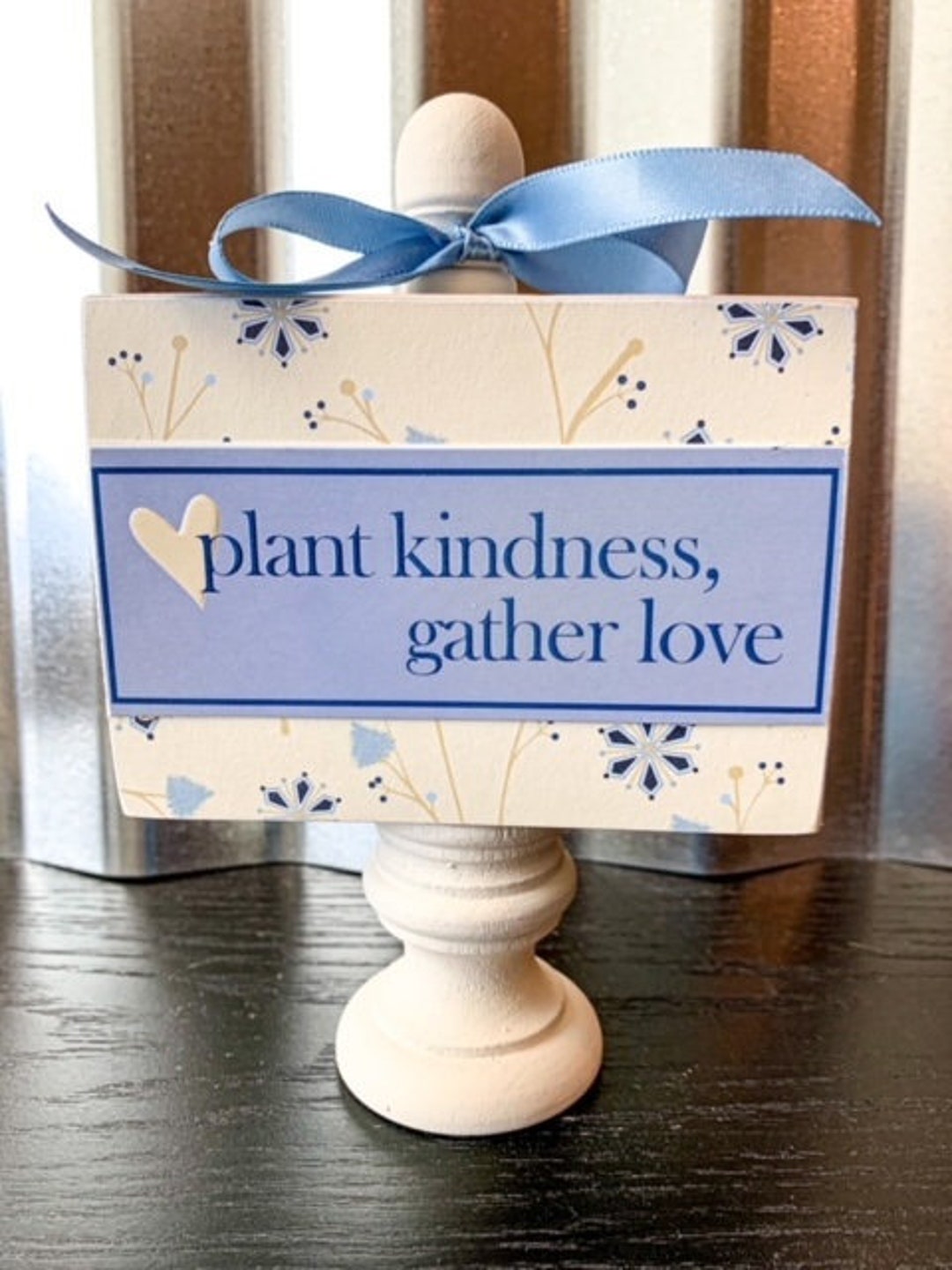 Plant Kindness Wood Block Sign - Etsy