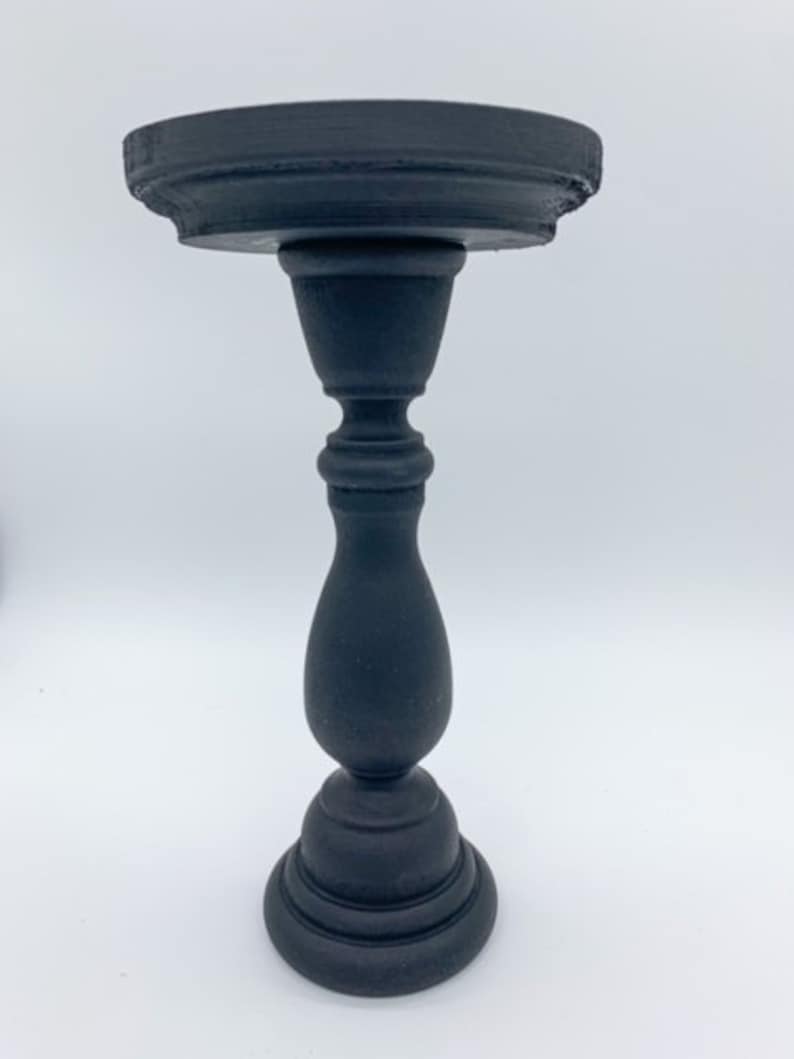 Round Flat Base Elevated Stand - Black - Etsy