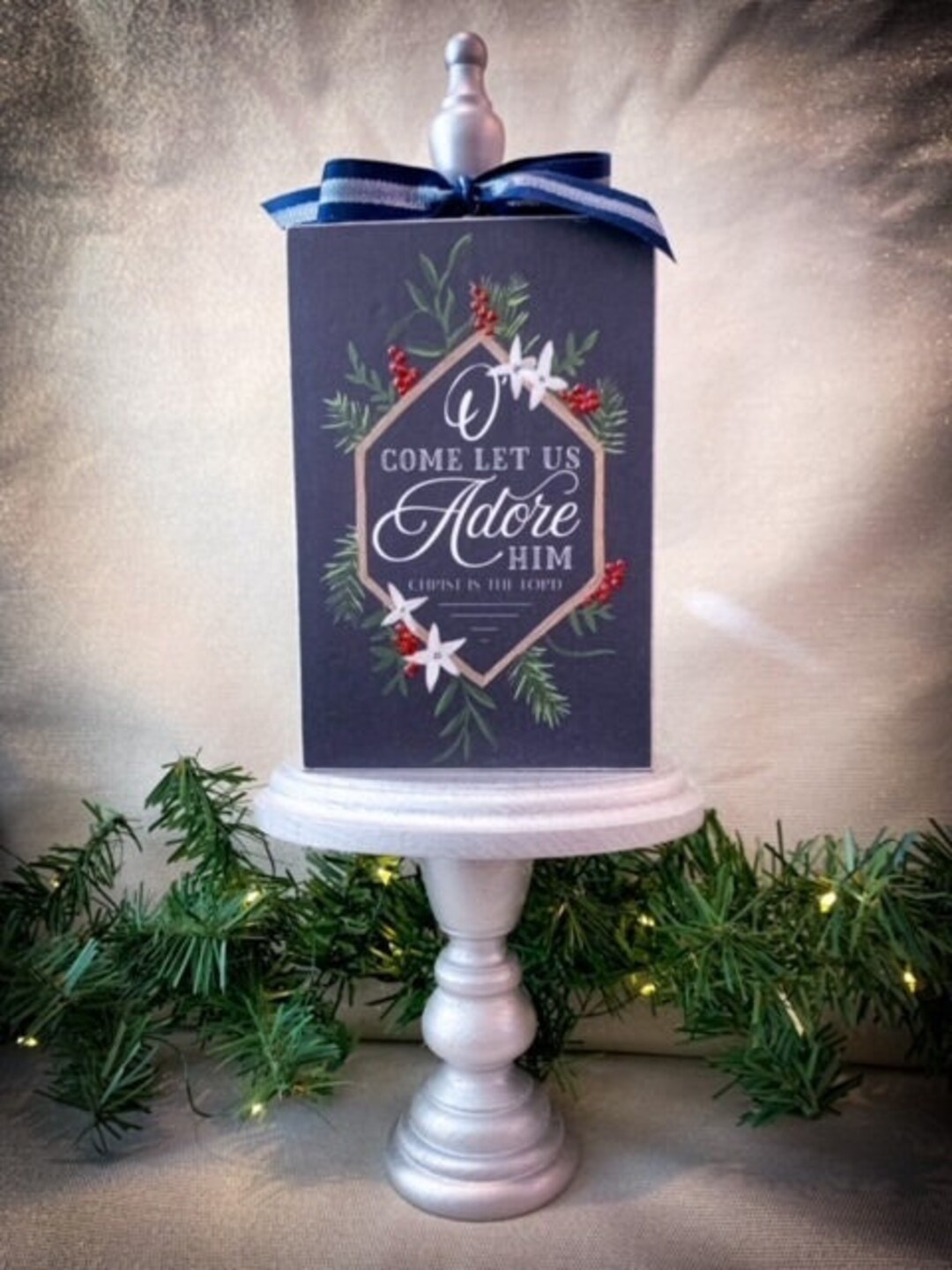 Adore Him Wood Block Sign - Etsy