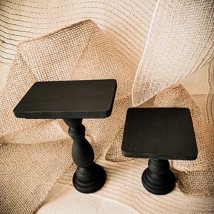 Rectangle Flat Base Elevated Stand - Black - Etsy