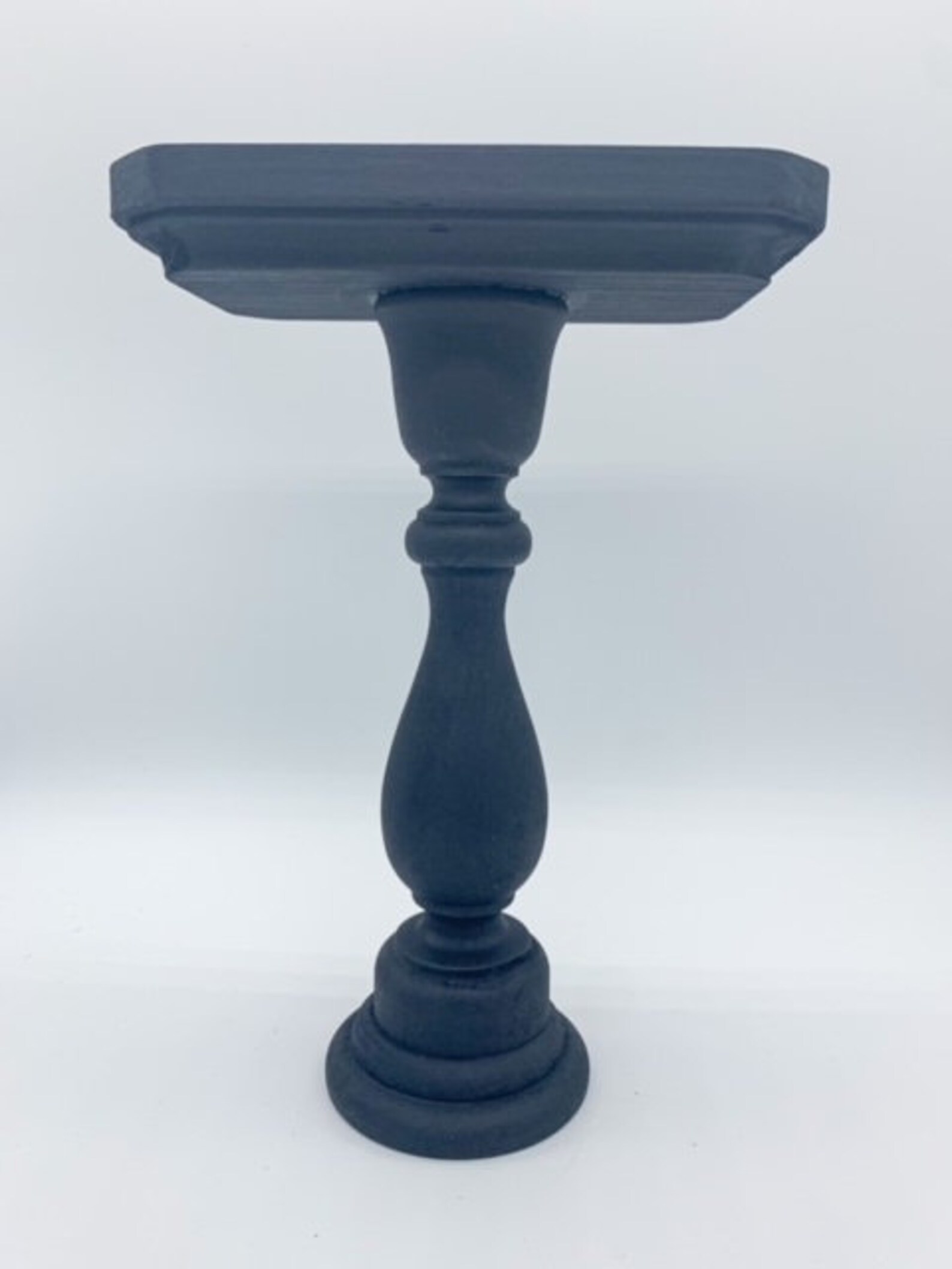 Clipped Corner Rectangle Flat Base Elevated Stand - Black - Etsy