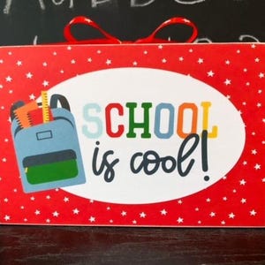 Cool School Wood Block Sign - Etsy
