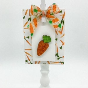Carrot Tag Wood Block Sign - Etsy