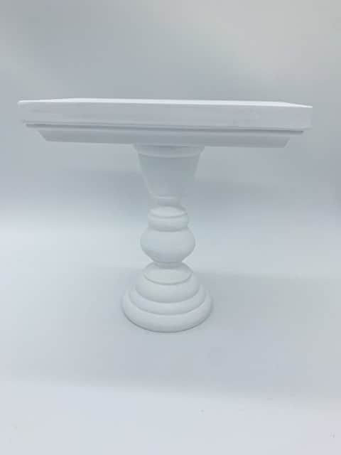 Rectangle Flat Base Elevated Stand White | Etsy