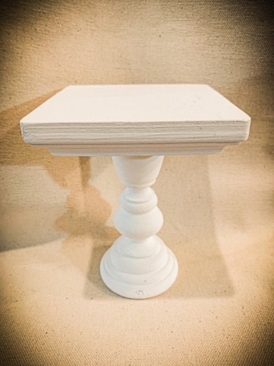 Square Flat Base Elevated Stand - White - Etsy