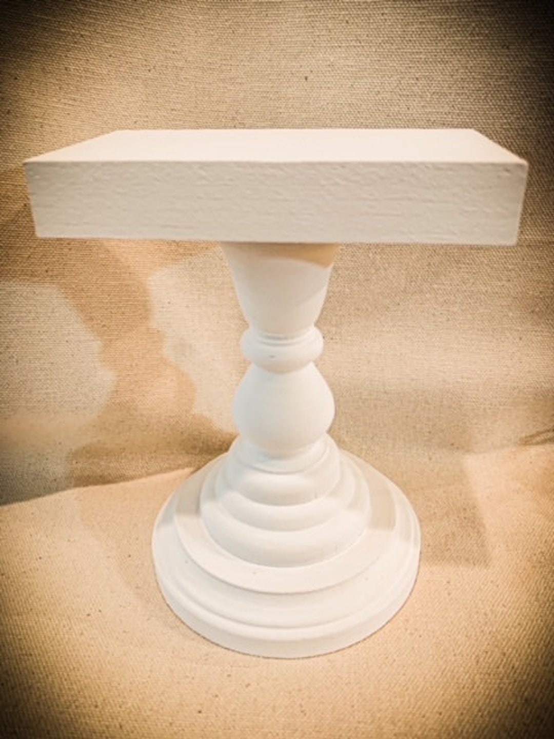 Rectangle Frame Base Elevated Stand - White - Etsy