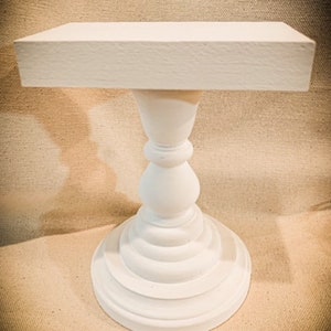 Rectangle Frame Base Elevated Stand - White - Etsy