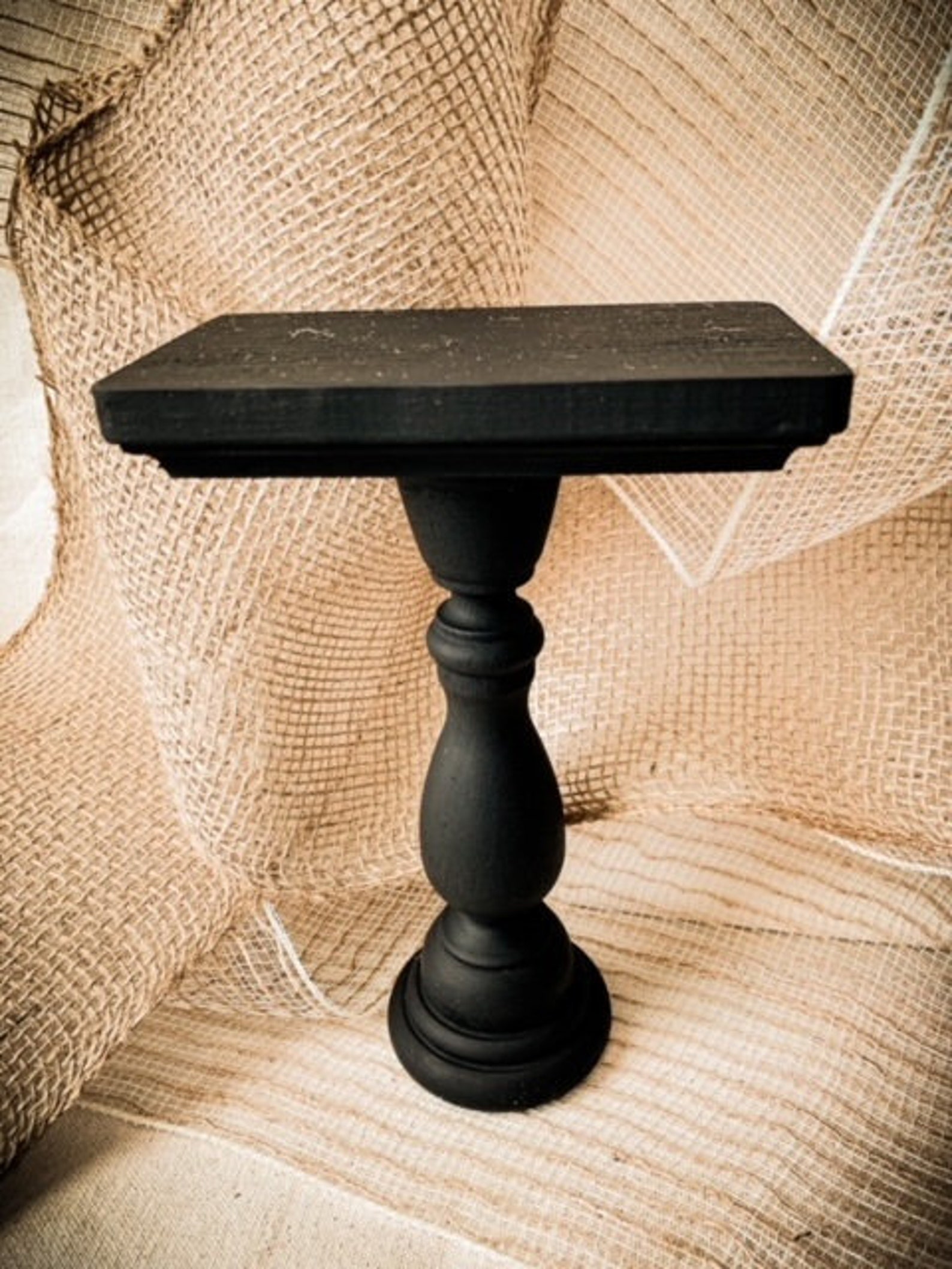 Rectangle Flat Base Elevated Stand - Black - Etsy