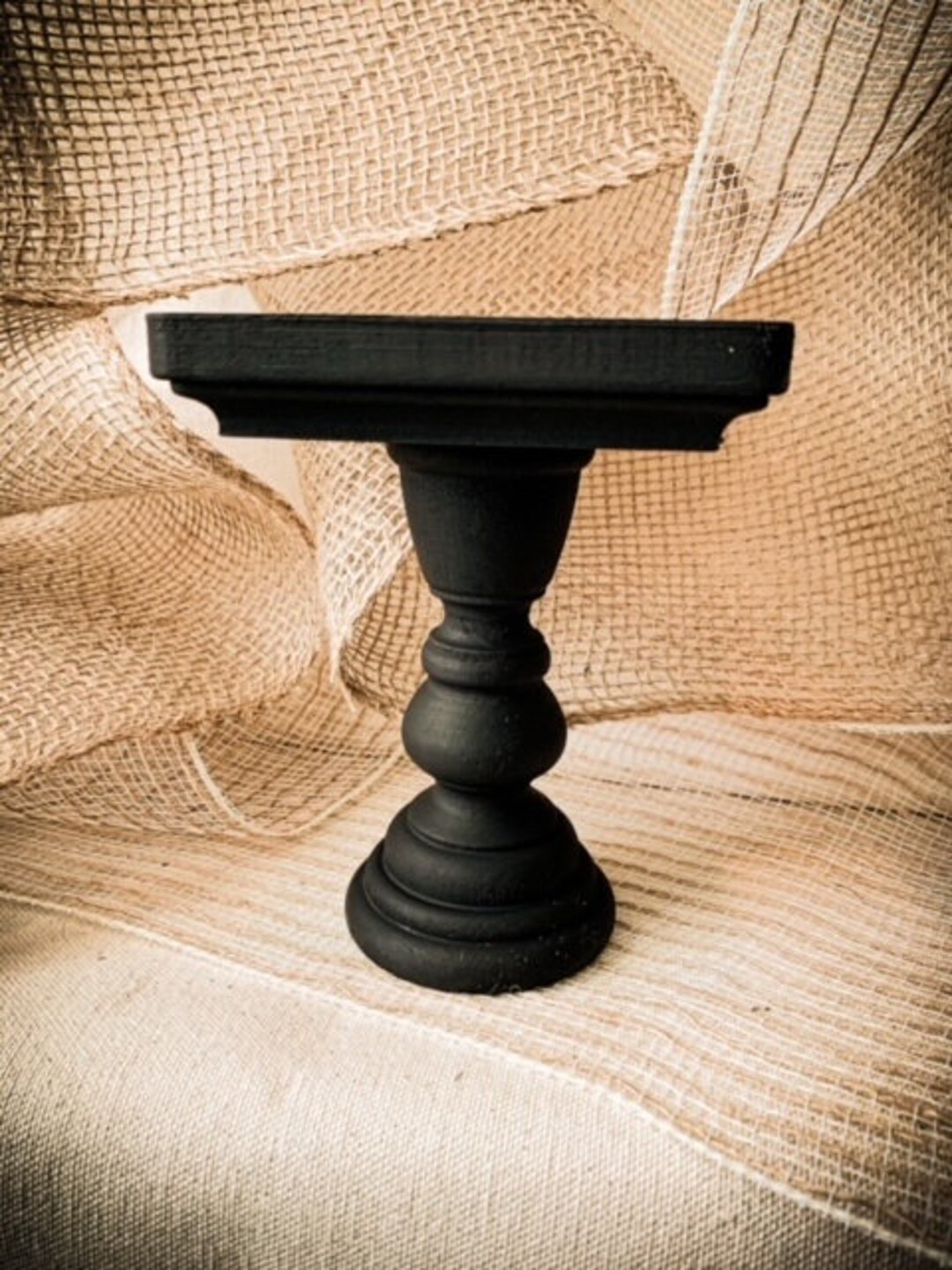 Square Flat Base Elevated Stand - Black - Etsy