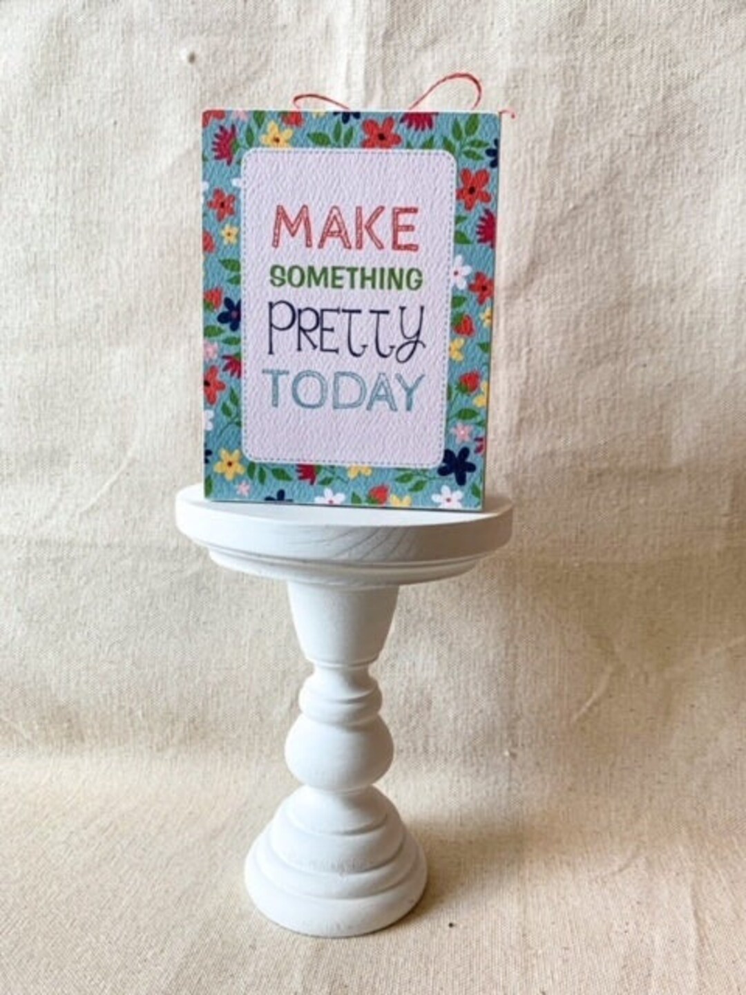 Something Pretty Wood Block Sign - Etsy