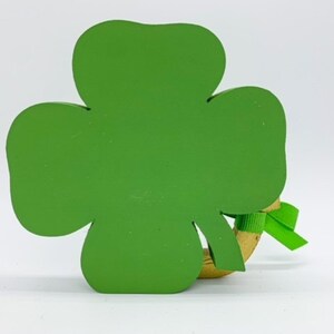Lucky Shamrock Wood Block Sign - Etsy