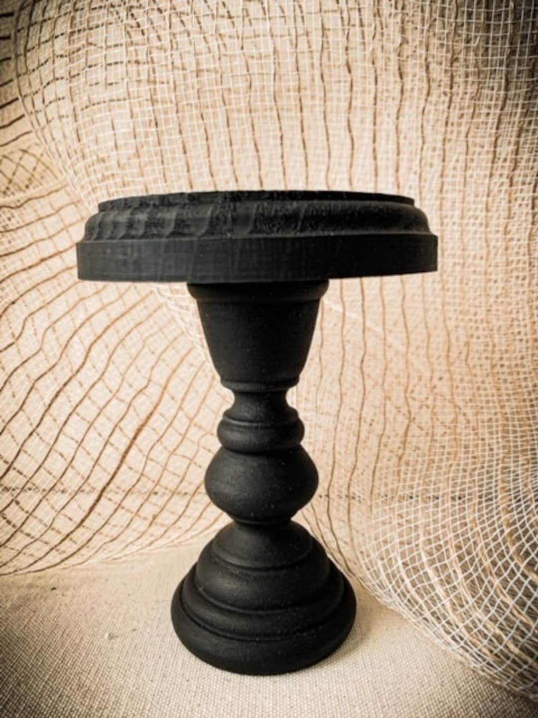 Round Scroll Base Elevated Stand - Etsy