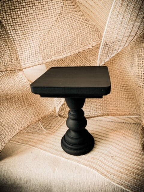 Square Flat Base Elevated Stand - Black - Etsy