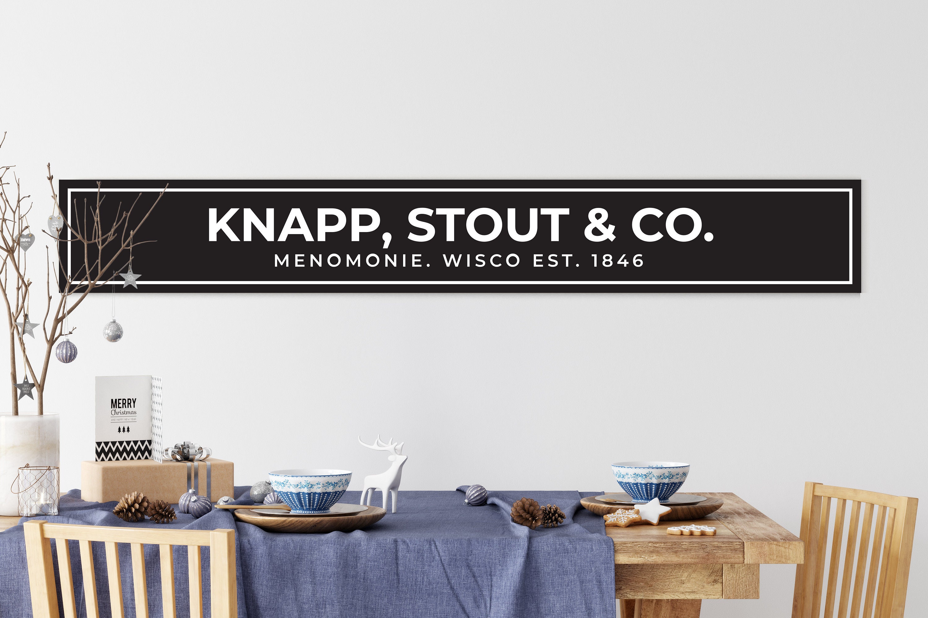 Knapp, Stout & Co Lumber Sign - Etsy