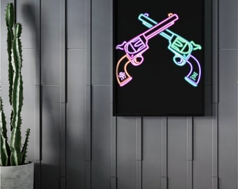 Revolver Neon Sign - Etsy