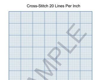 Cross-stitch Blank Template - Etsy
