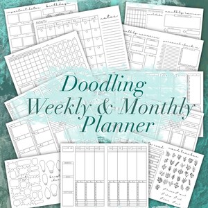 Planner Digital & Printable Instant Download - Etsy