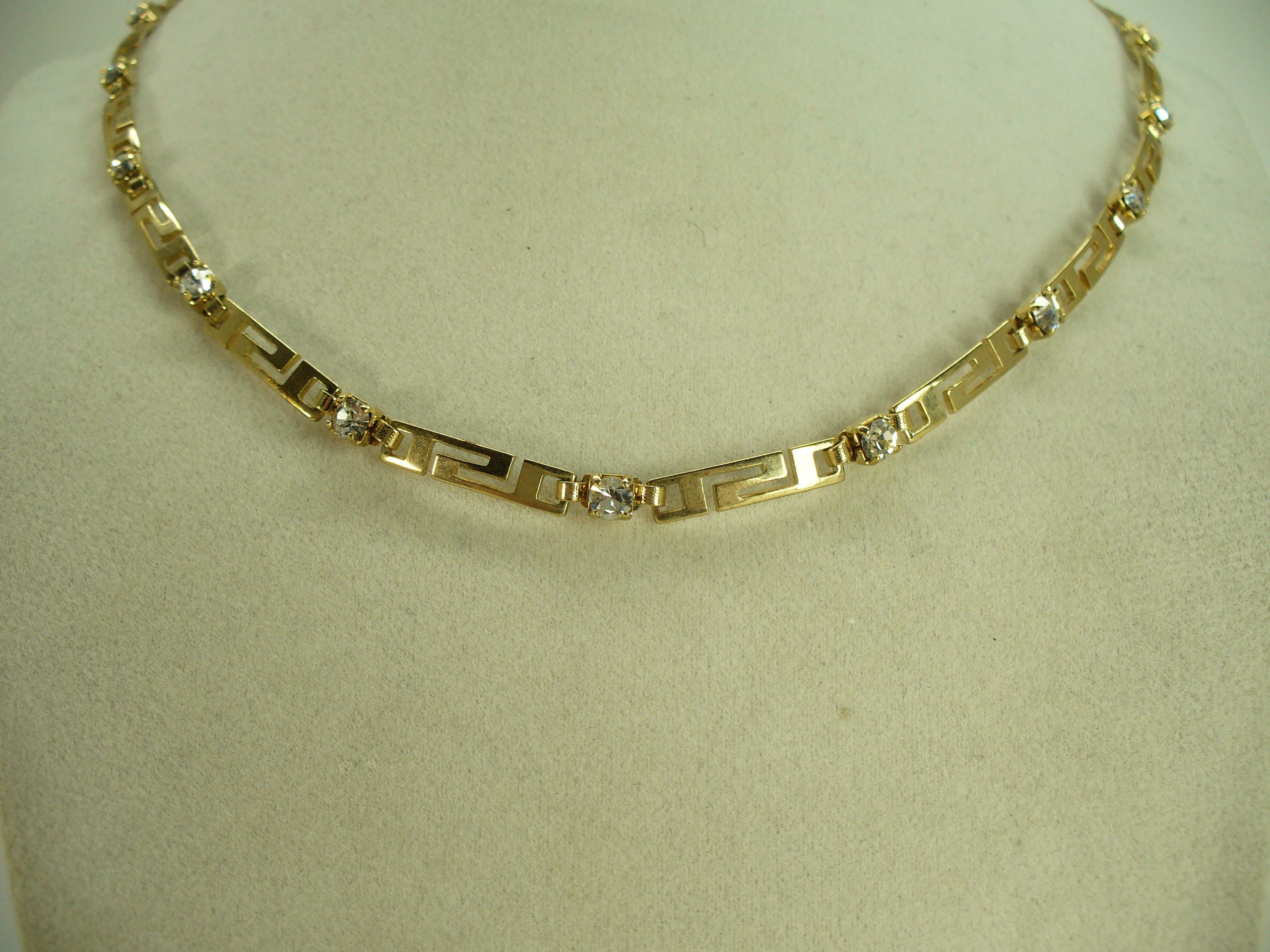 GREEK CHAIN. Limited supply. Beautiful Gold Design Made and | Etsy