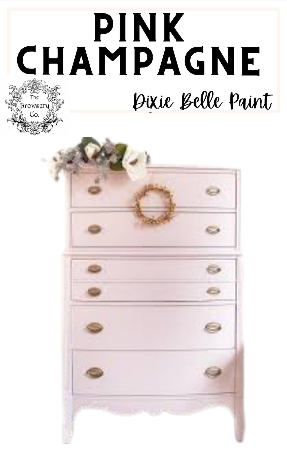 Pink Champagne Dixie Bell Chalk Paint _ Same Day Shipping on Most ...