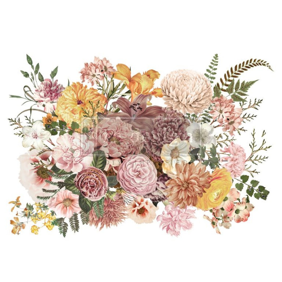 Woodland Floral ** Prima Redesign Decor Transfers - Etsy