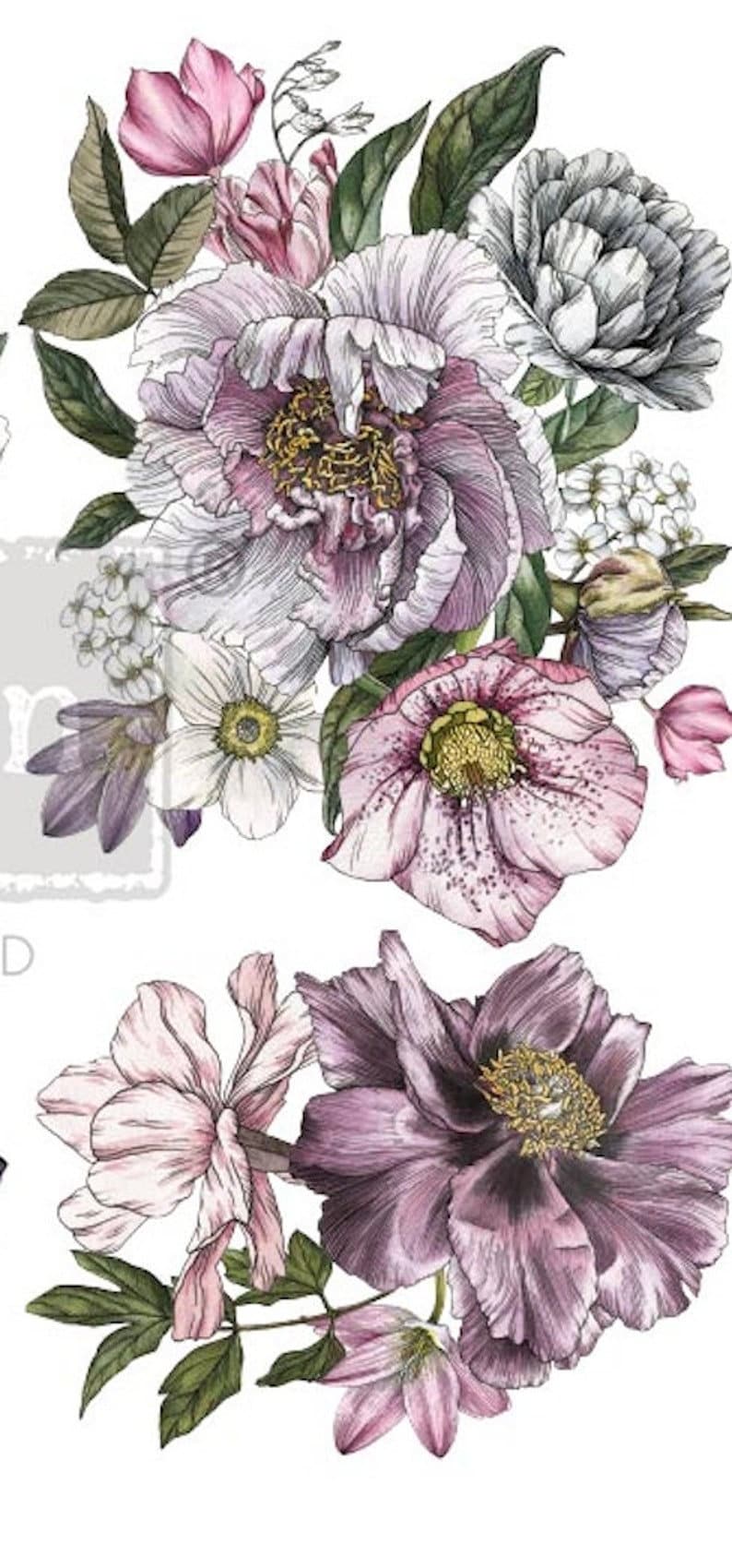 Dreamy Florals ** Decor Transfer ** Prima Redesign ** Furniture or ...