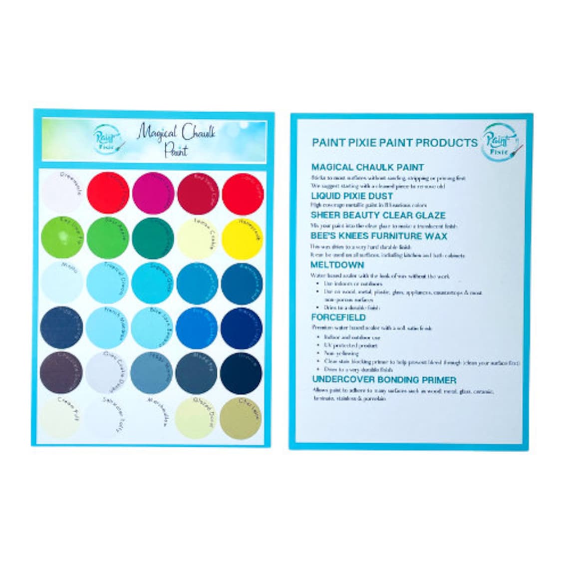 Magical Paint Pixie Chalk Paint TROPICAL DREAM Blue Paint - Etsy