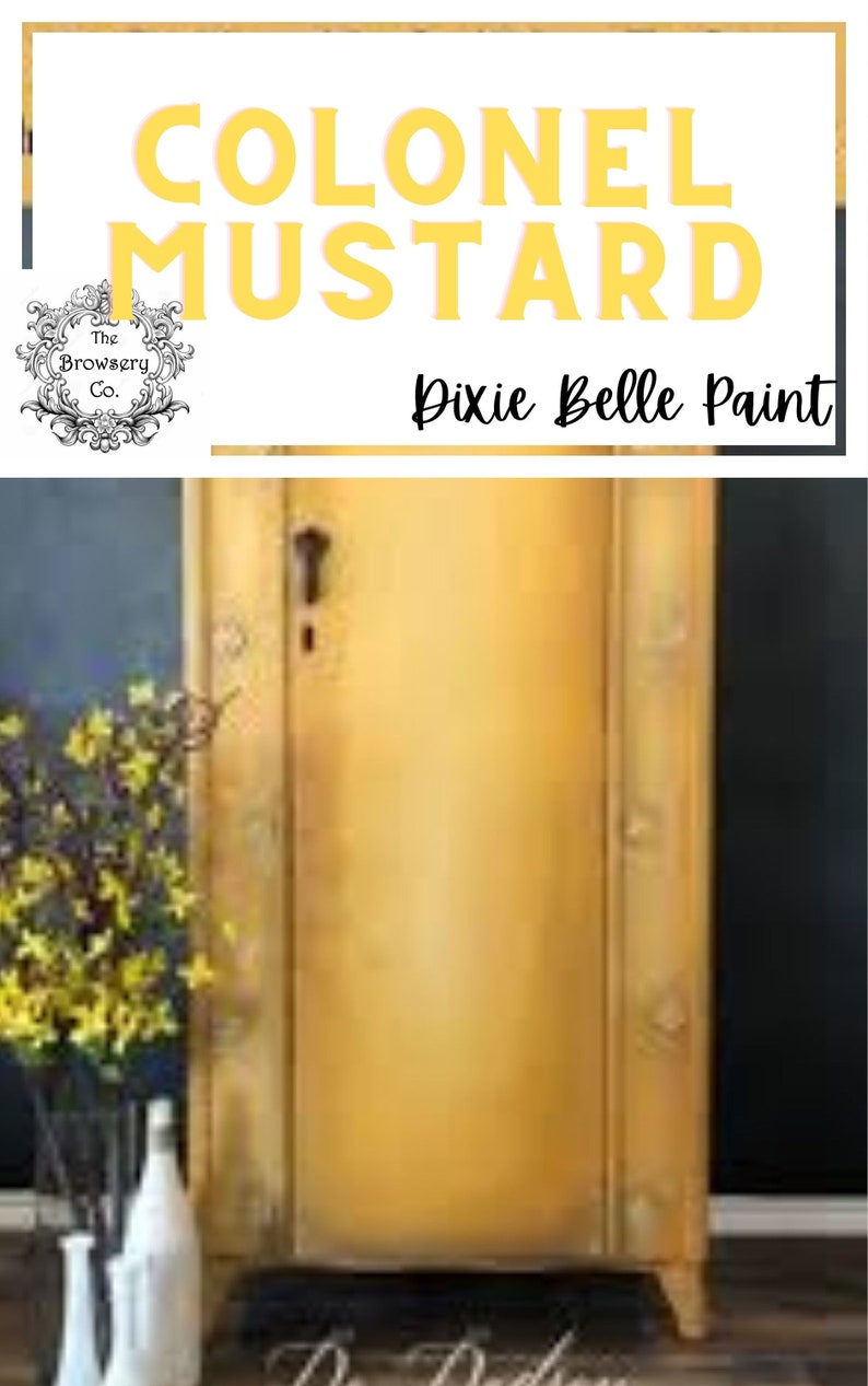 Colonel Mustard Dixie Bell Chalk Paint-most Orders Ship Same | Etsy