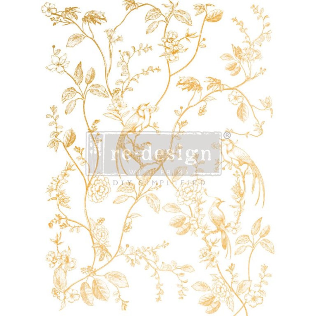 New Release Prima Redesign Decor Transfers **GOLD FOIL KACHA** Total ...