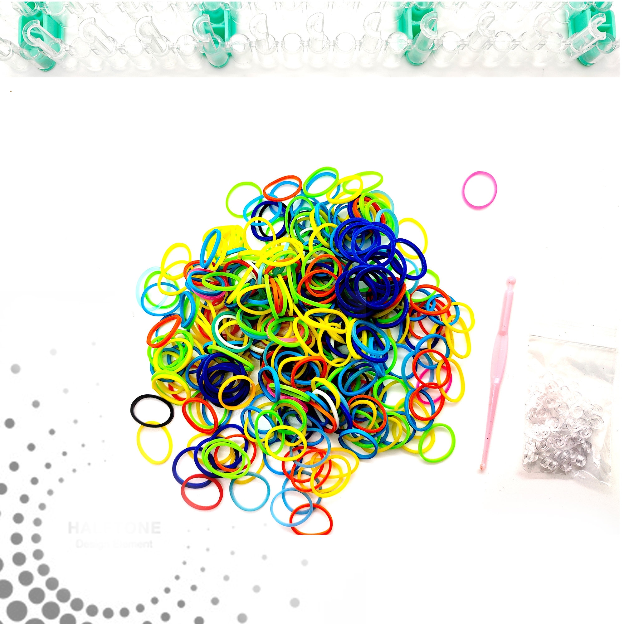 Rubber Band Bracelet Making Kit: 1200 Bands + Loom Board - Etsy