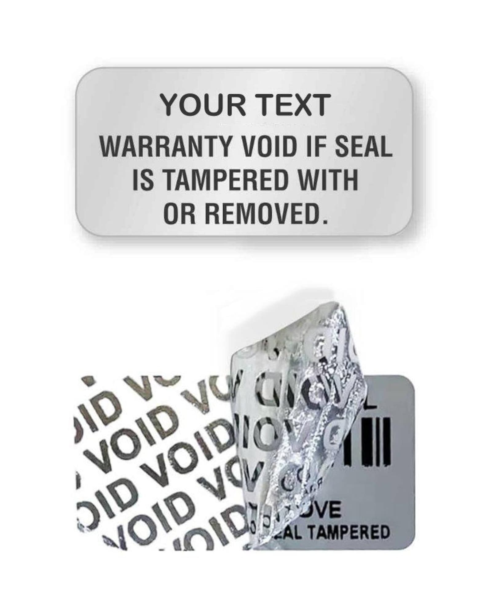 Custom Tamper Proof Stickers, Security Warranty Void Labels (3cm X 1 ...