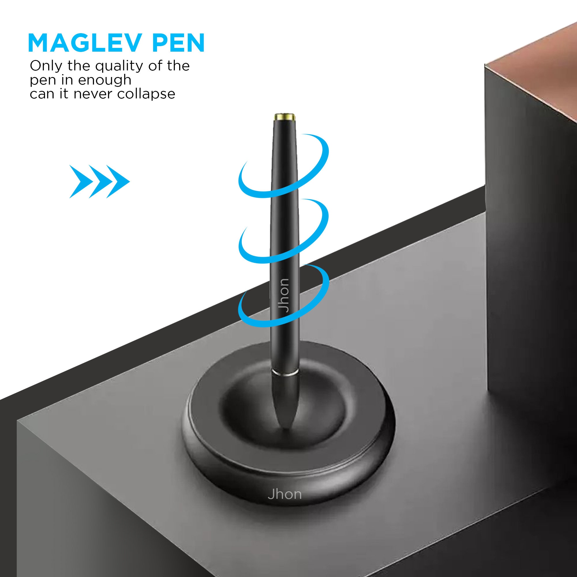 Personalized Levitating Maglev Pen: Futuristic Office Decor - Etsy