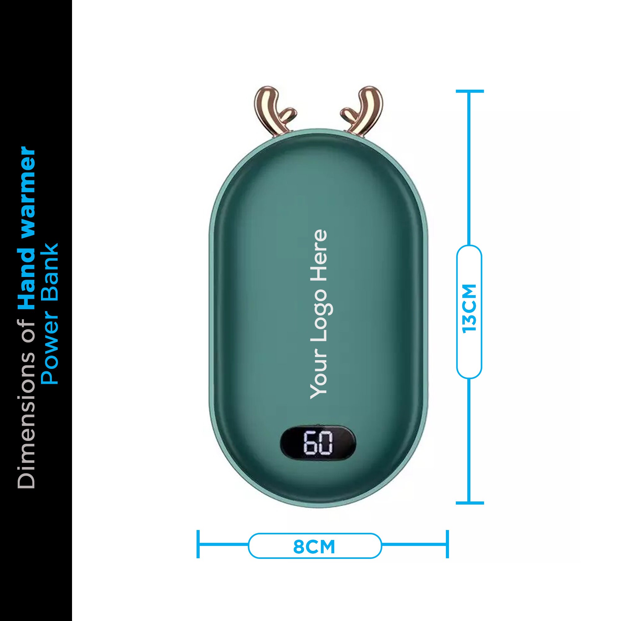 Custom Hand WARMER and POWER BANK | Personalized 2 in 1 Pocket & Purse ...