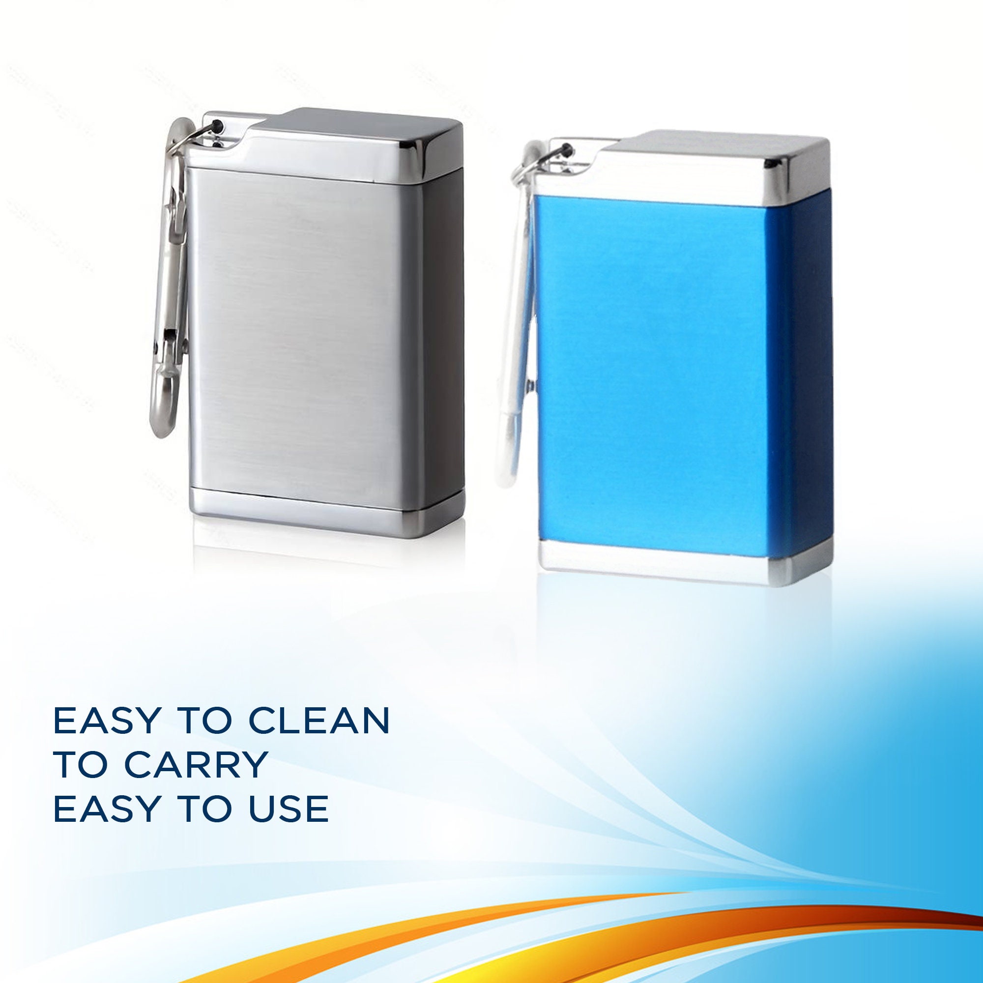 Stainless Steel Portable Pocket Ashtray Key Chain - Etsy