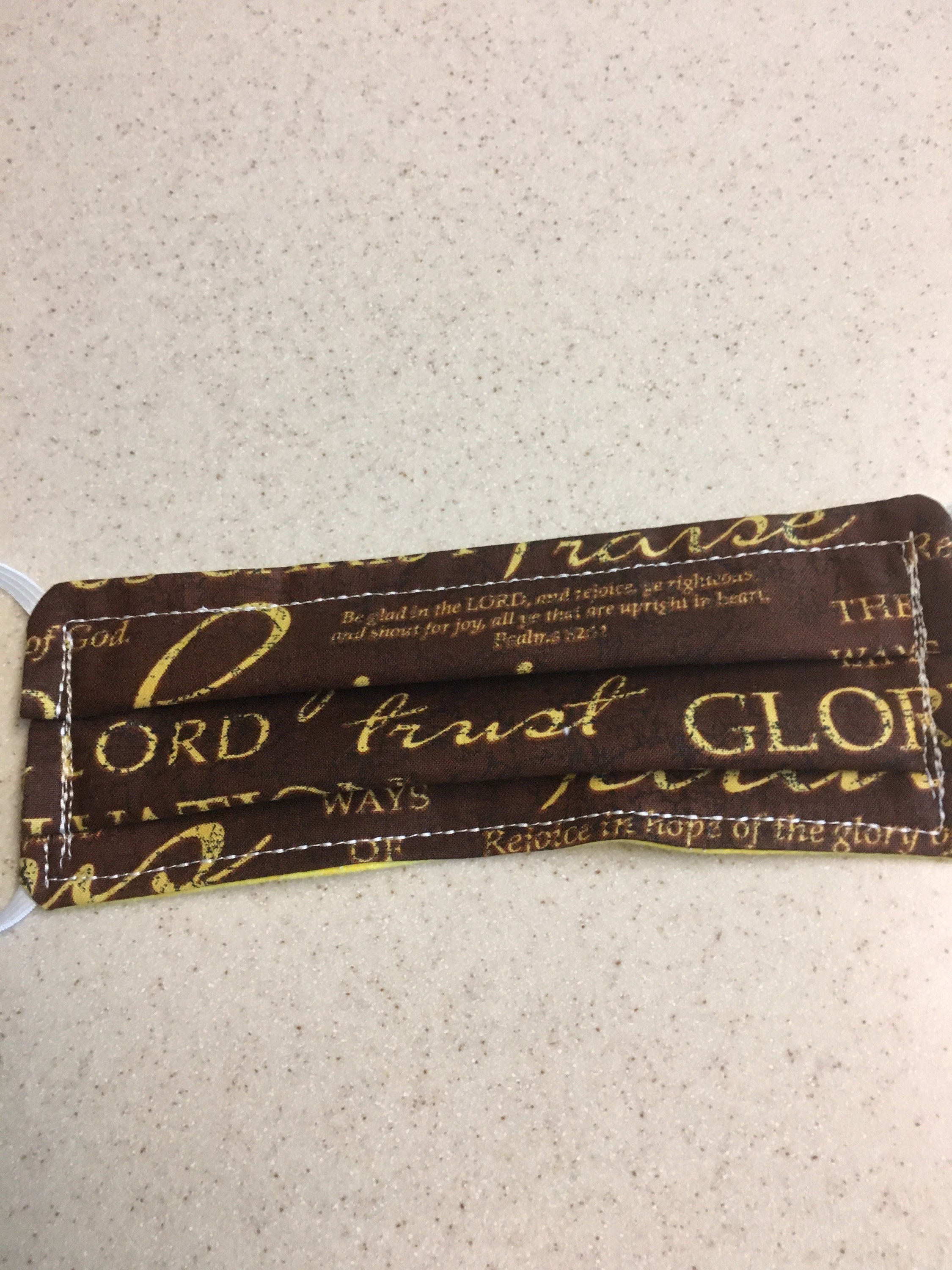 Scripture Faith Washable Face Mask With Nose Wire - Etsy UK