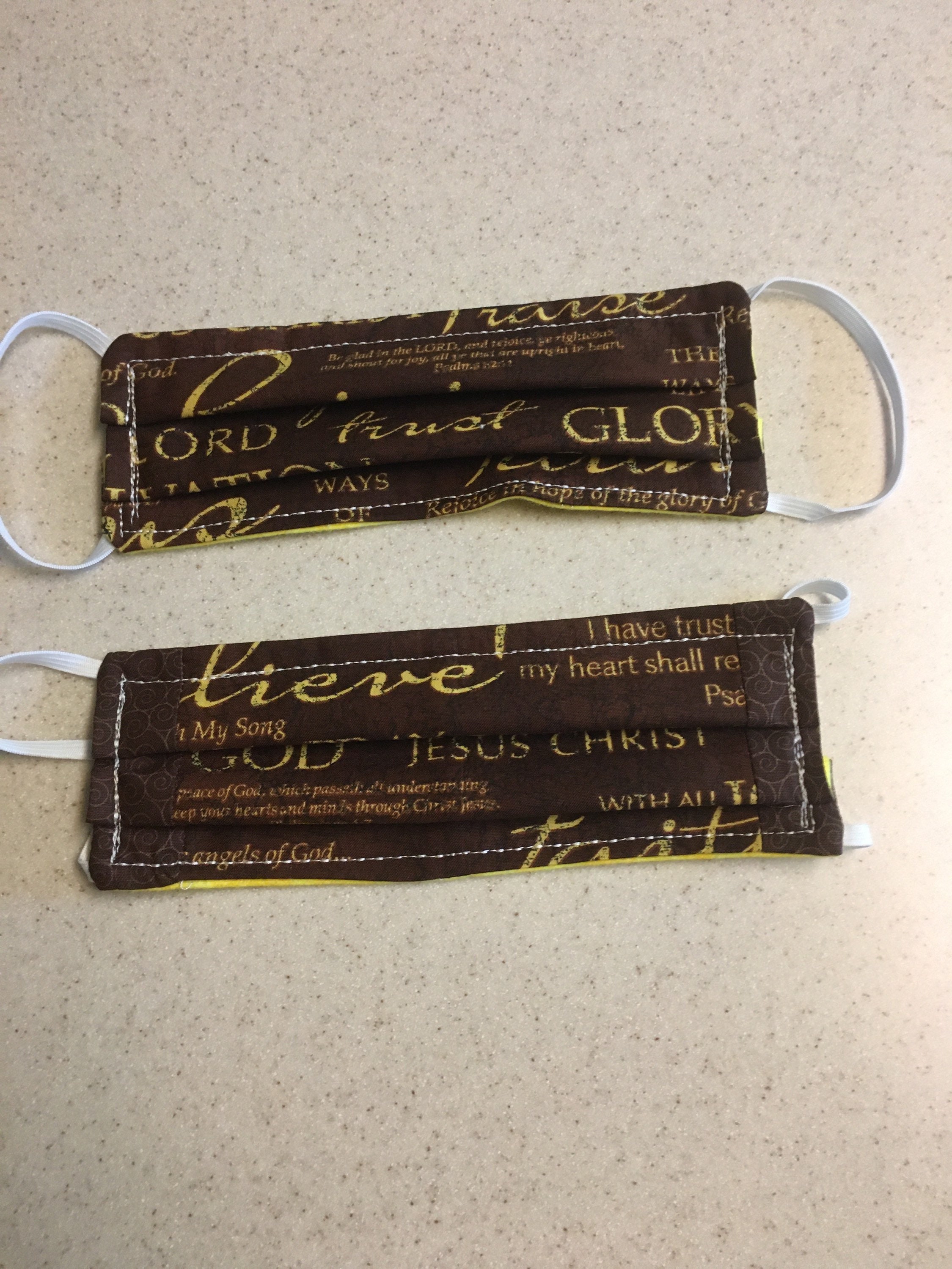 Scripture Faith Washable Face Mask With Nose Wire - Etsy UK