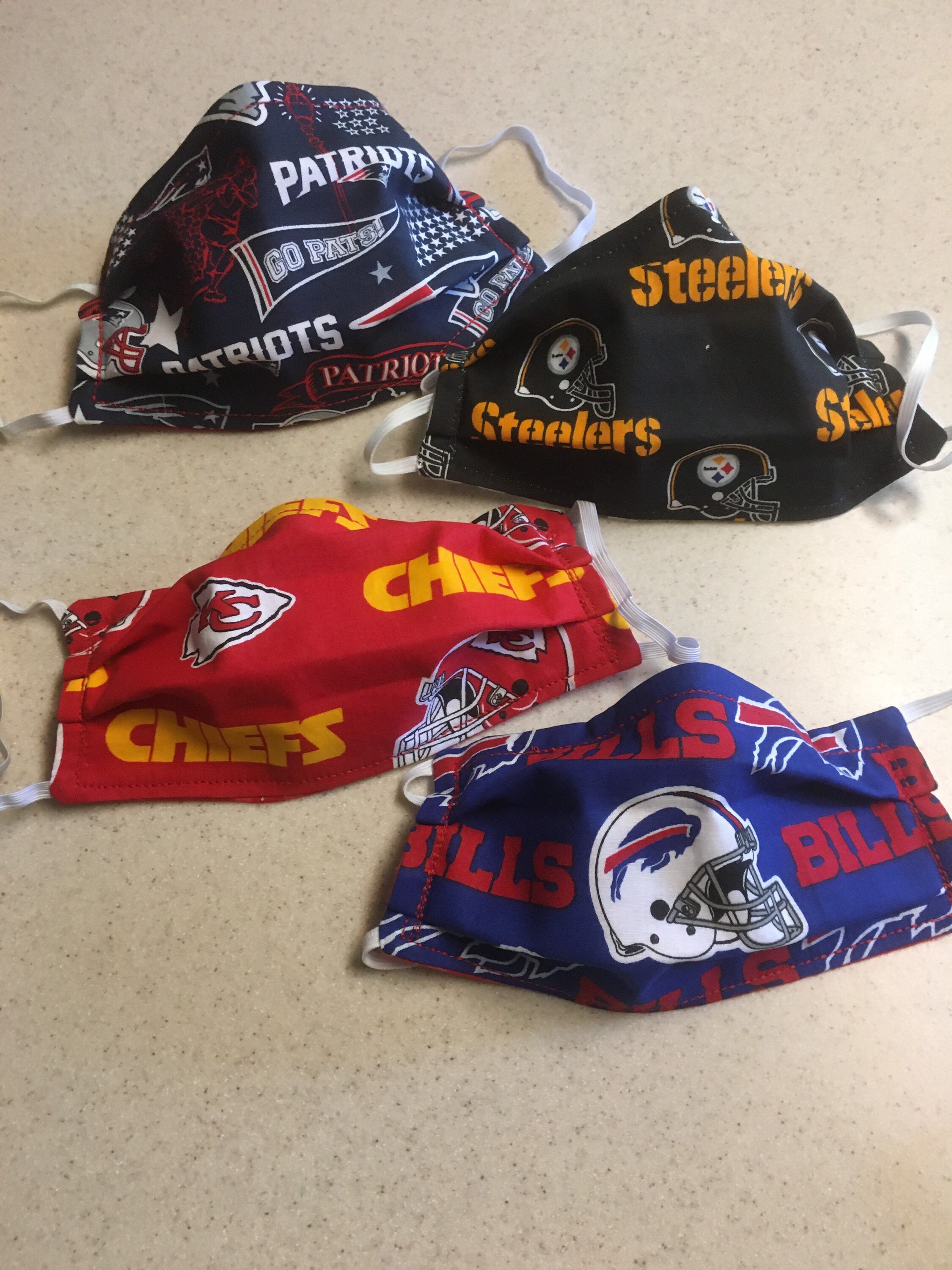 NFL Sports Masks Washable Face Mask with nose wire | Etsy