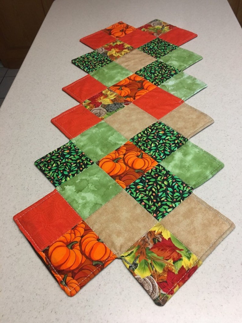 Fun Fall Tabletop Runner - Etsy
