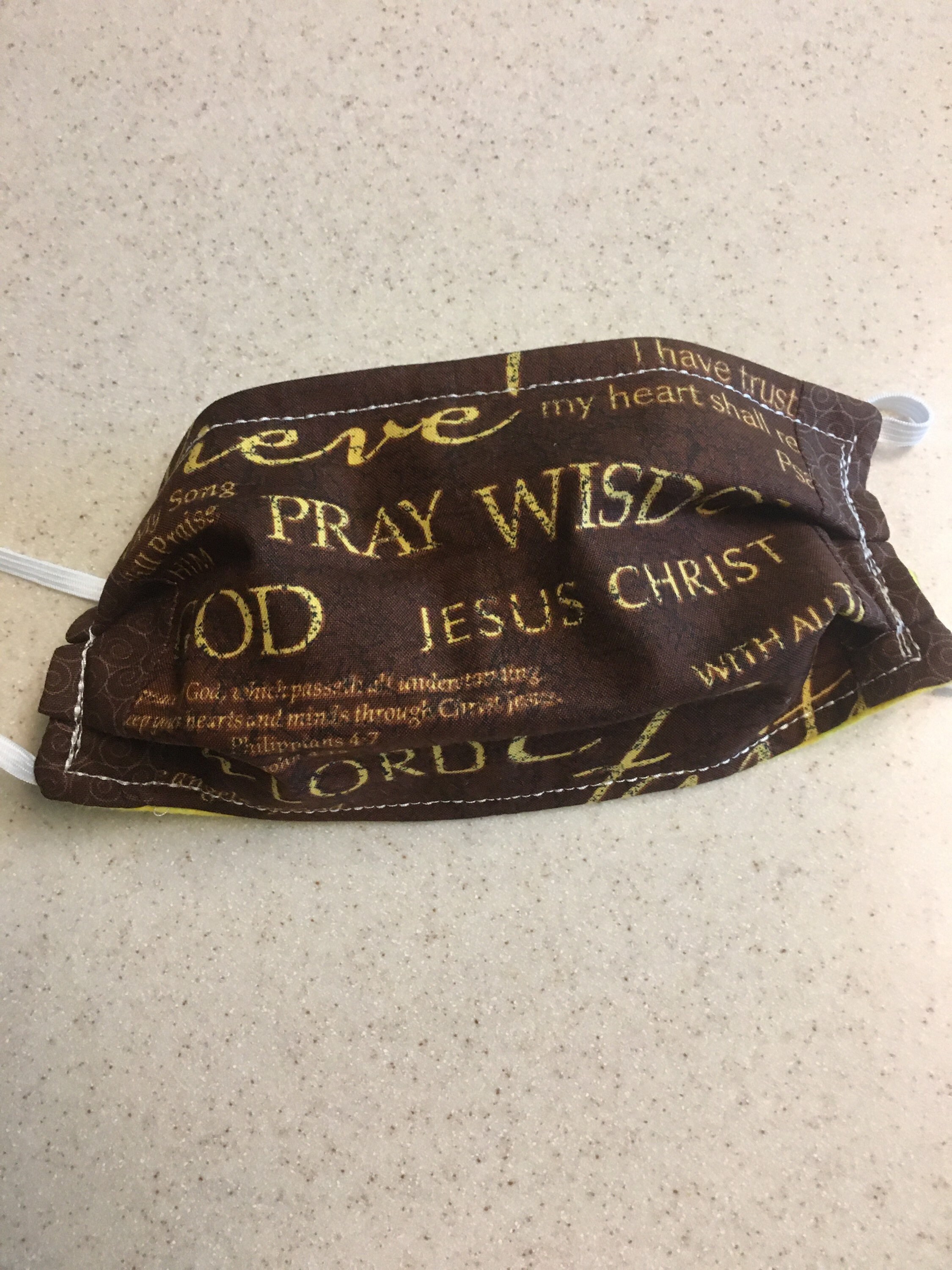Scripture Faith Washable Face Mask With Nose Wire - Etsy UK