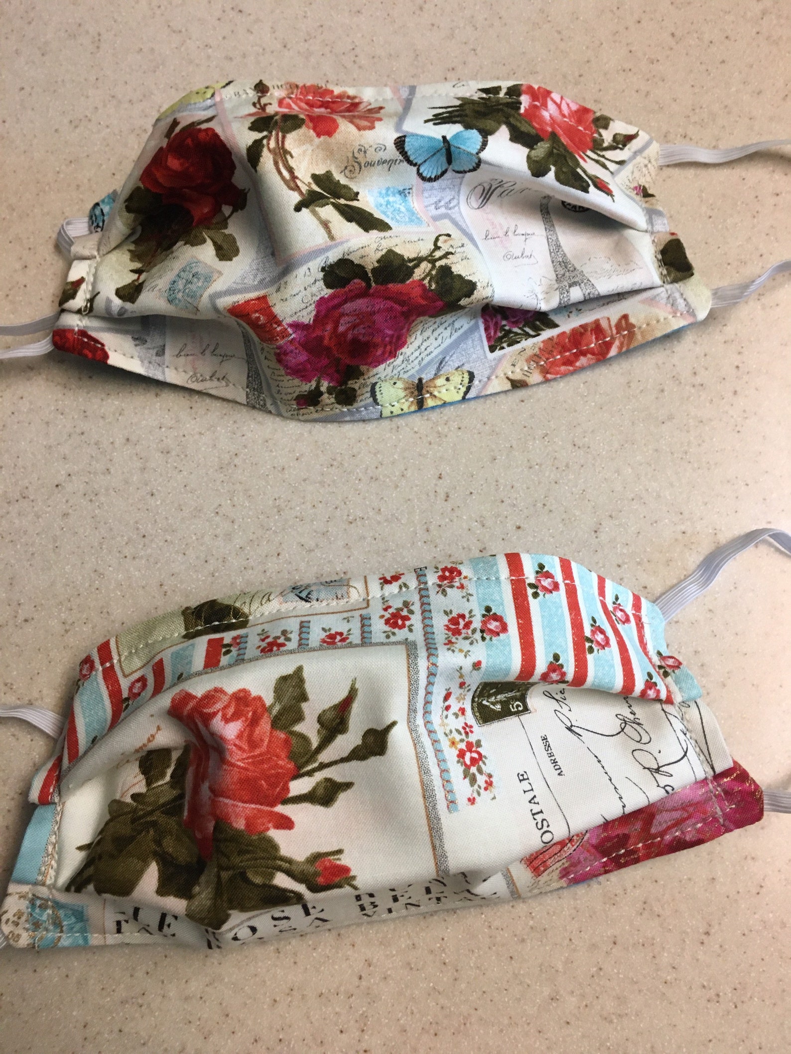 Roses in Paris Washable Face Mask With Nose Wire - Etsy