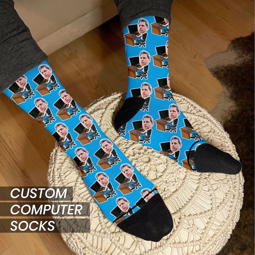 Personalized Software Engineer Socks: Custom Face Socks, Geek Gift - Etsy