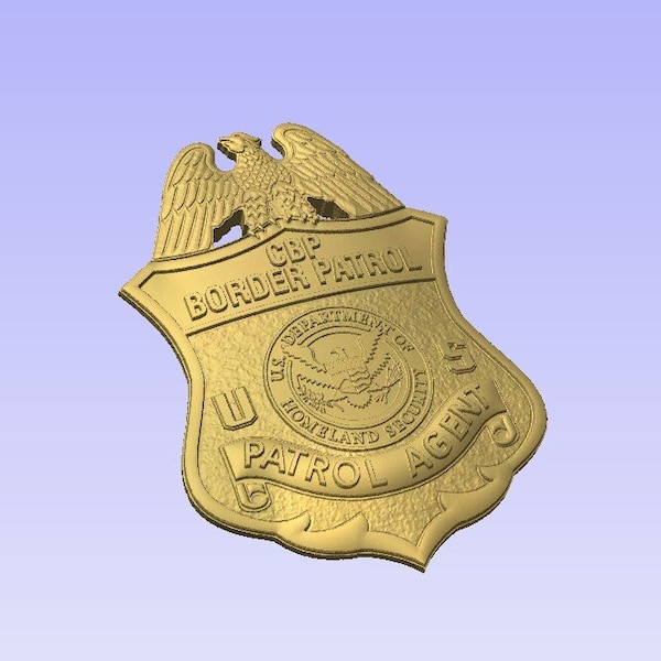 Border Patrol Badge - Etsy