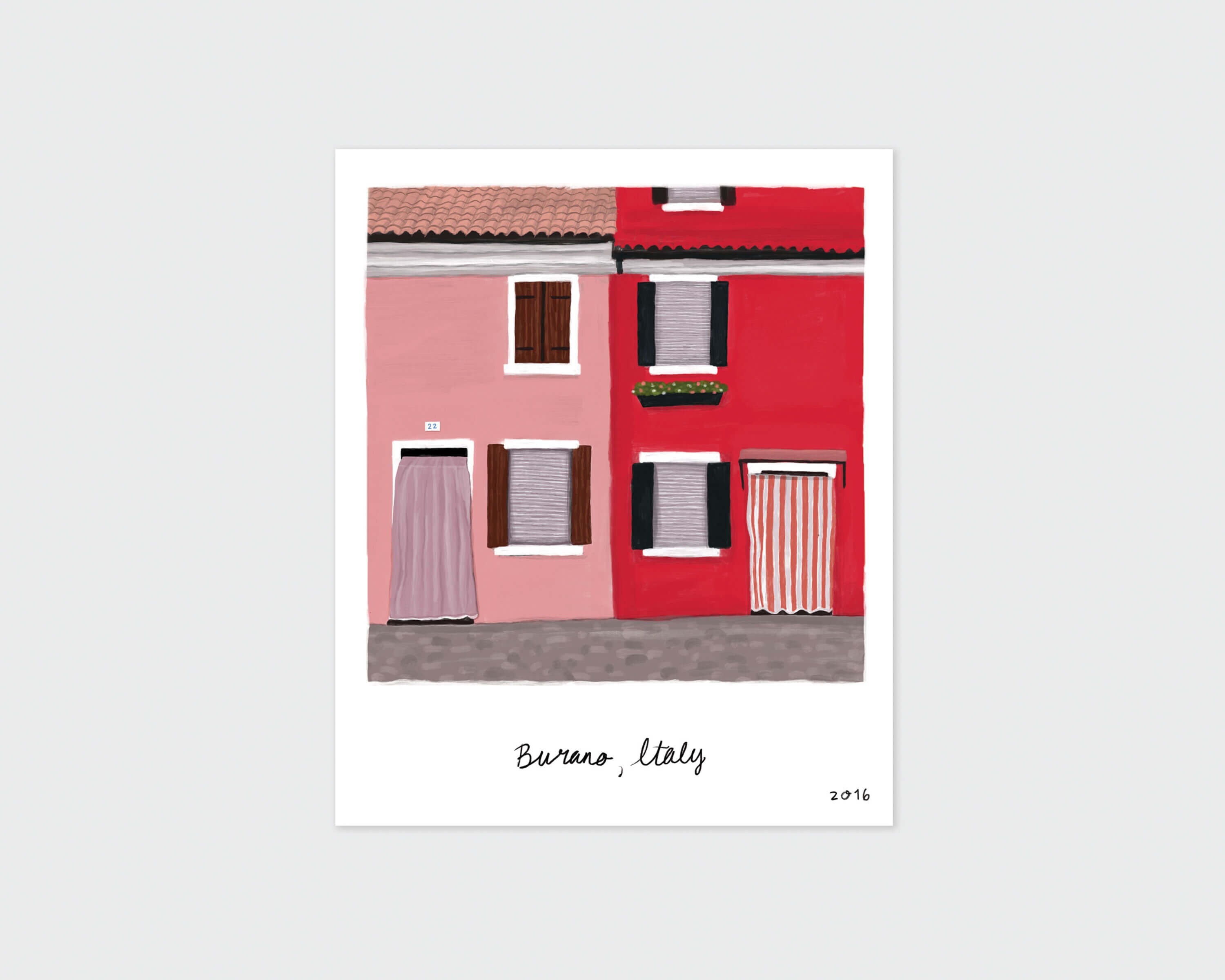 Burano Travel Print - Etsy