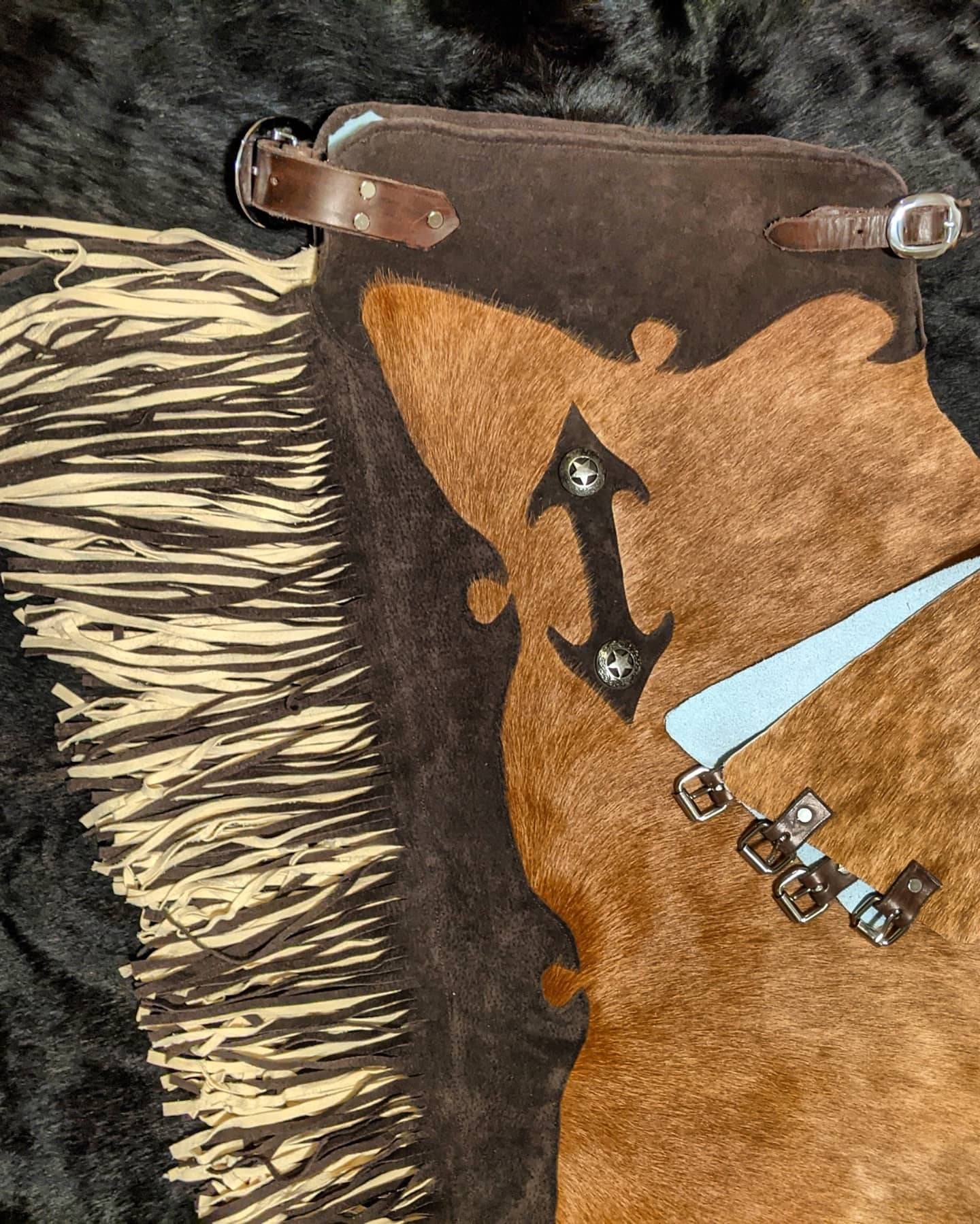Men's Full Length Hair-on Cowhide Chaps - Etsy