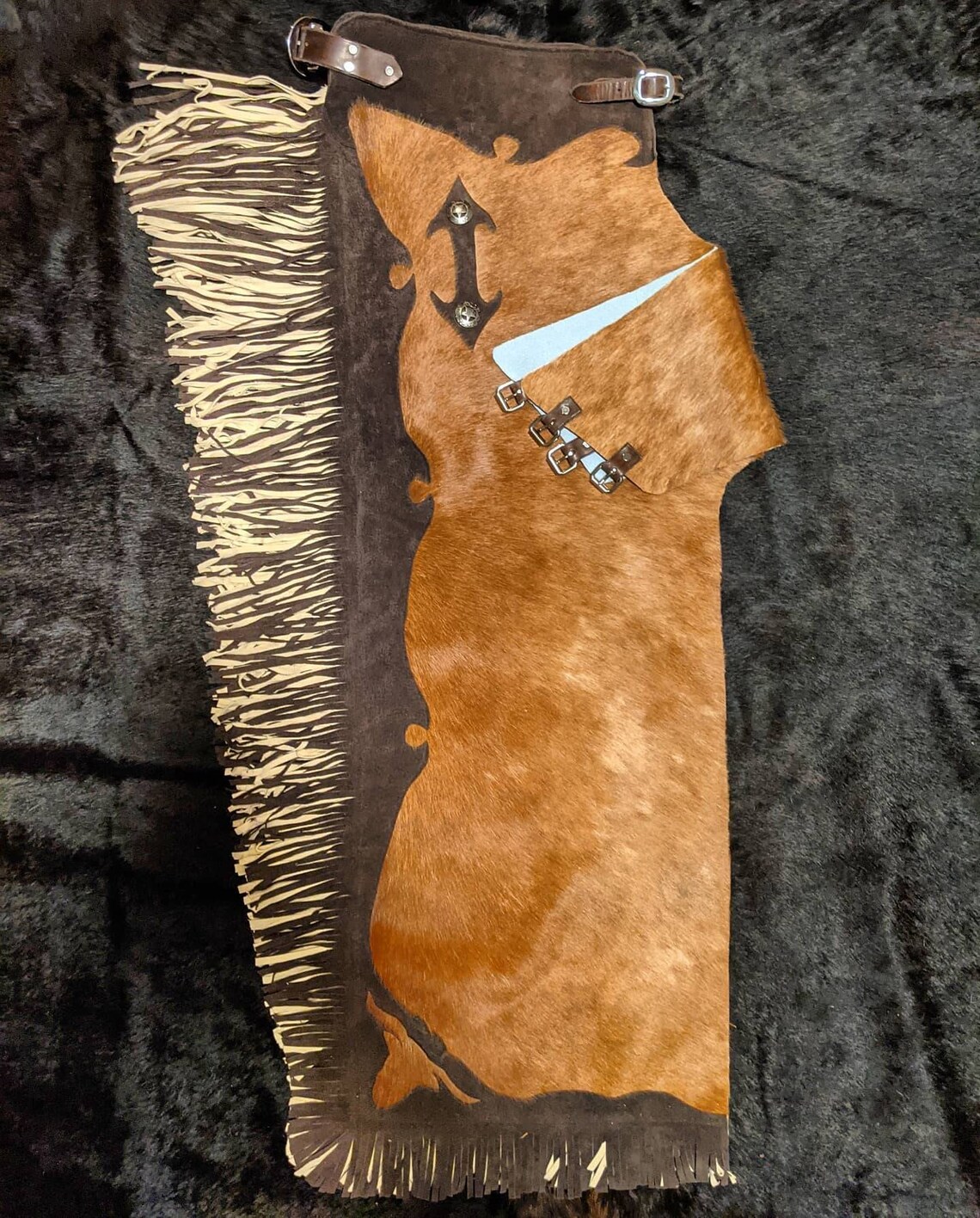 Men's Full Length Hair-on Cowhide Chaps - Etsy