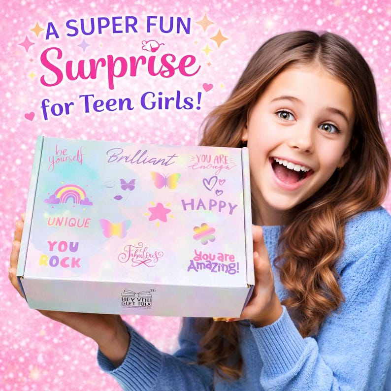 Teen Girl Period Box, First Period Kit for Girls, Daughter Menstruation ...